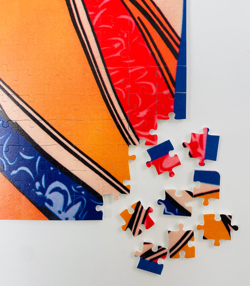 Waves - 1,064 waterjet cut puzzle pieces – The Puzzled Co